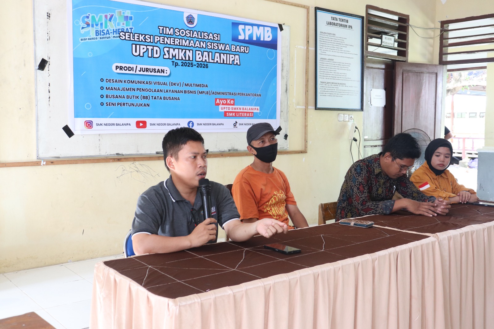 SOSIALISASI SMK NEGERI BALANIPA DI SMP NEGERI 5 TINAMBUNG – SMP Negeri ...